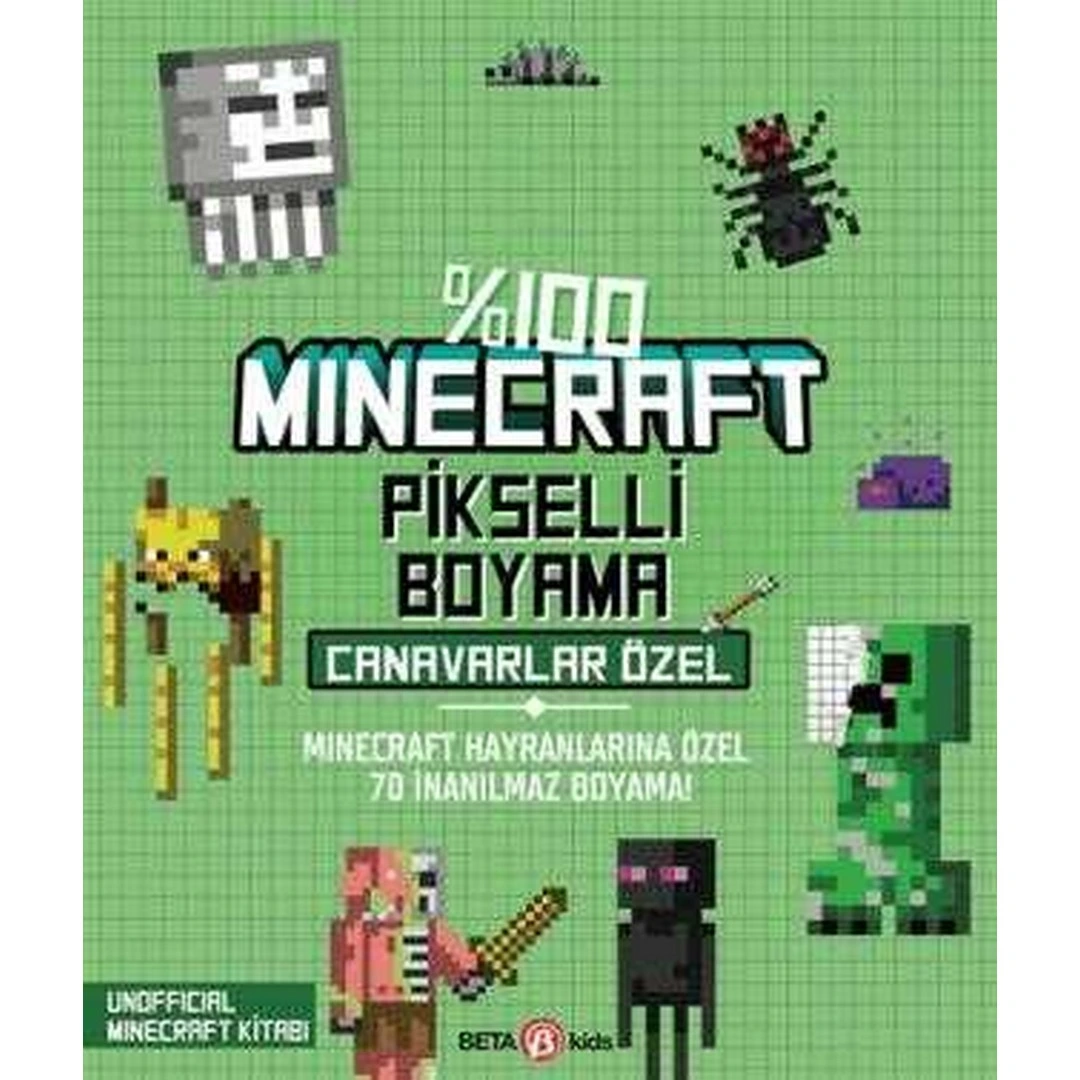 100% Minecraft Pixel Painting Monsters Special – Anatolian Brands