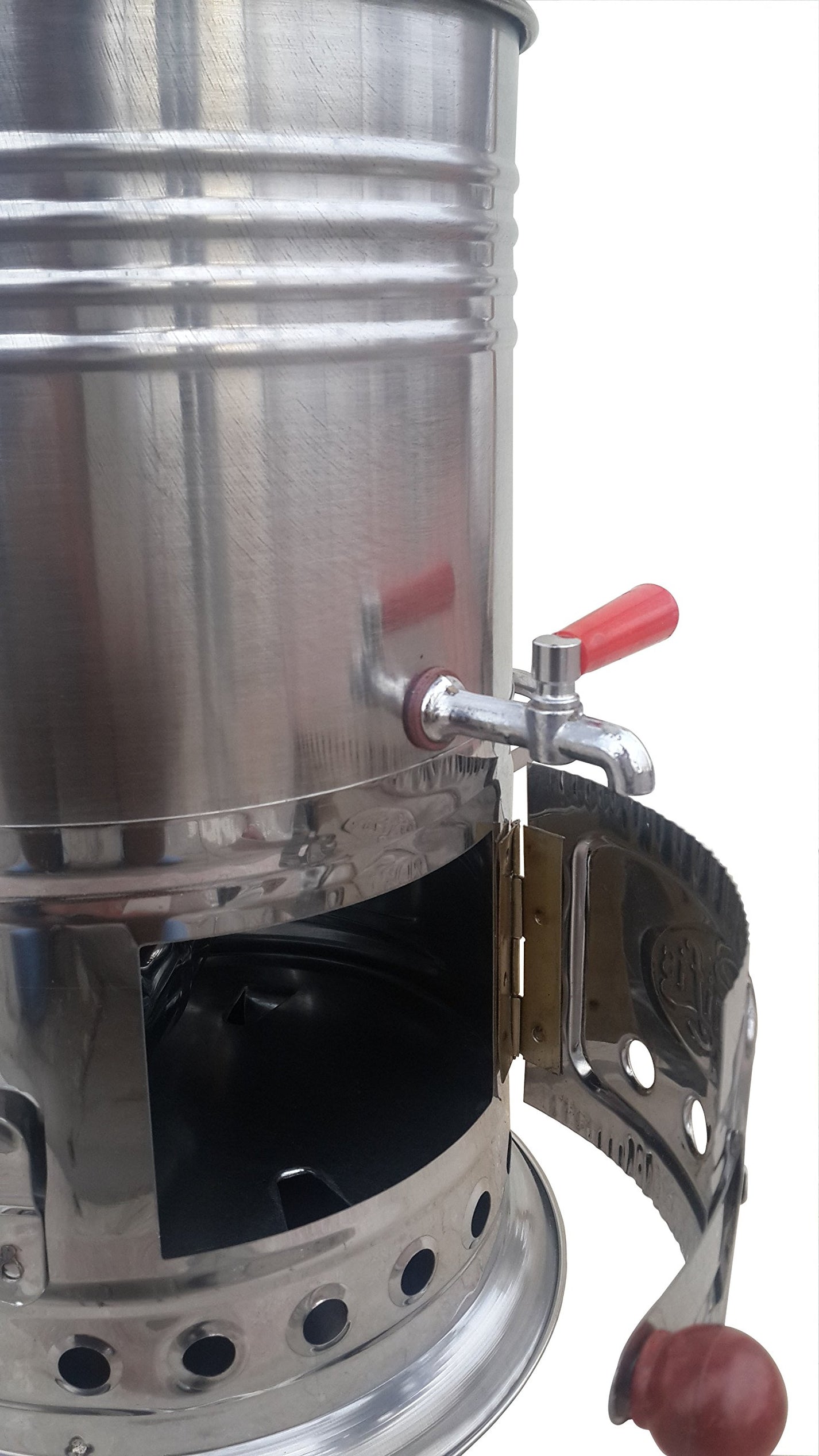 Semaver - Turkish Tea Maker Kettle with single taps -Silver color-chro ...