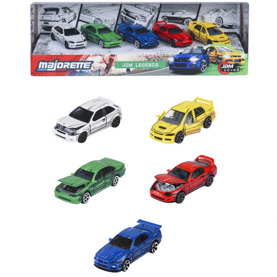 Majorette JDM Legends Anime 5-Piece Car Set – Anatolian Brands